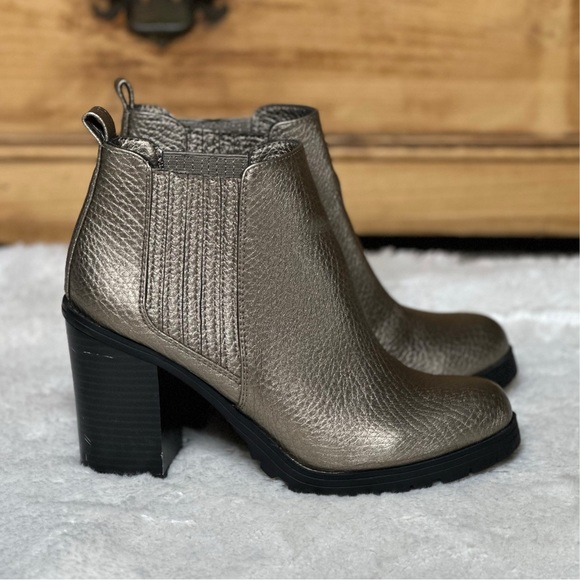 Sam & Libby | Shoes | Sam Libby Chunky Block Heel Lug Sole Ankle ...